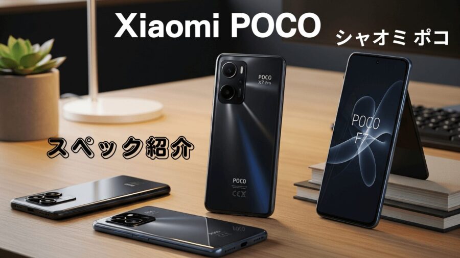 Xiaomi POCOスマホってどう？F7・X7 Pro・F6 Pro スペック比較